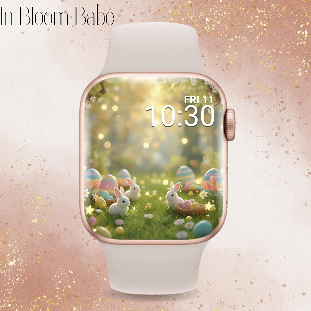 Cute Easter Apple Watch Wallpaper, Easter Apple Watch Face, Gorgeous ...