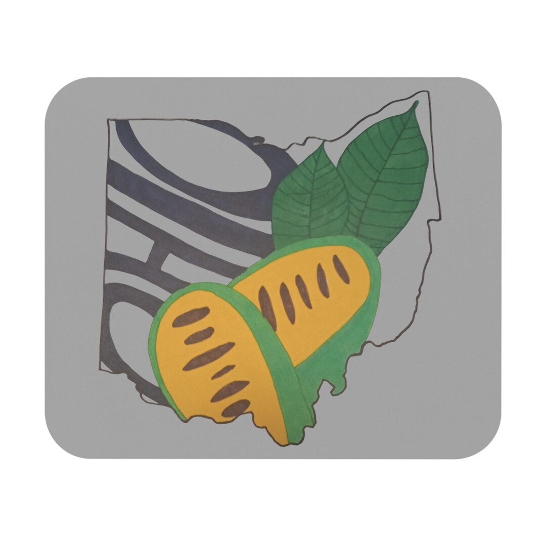 Ohio Pawpaw Mouse Pad: State Fruit Pride Office Decor - Etsy