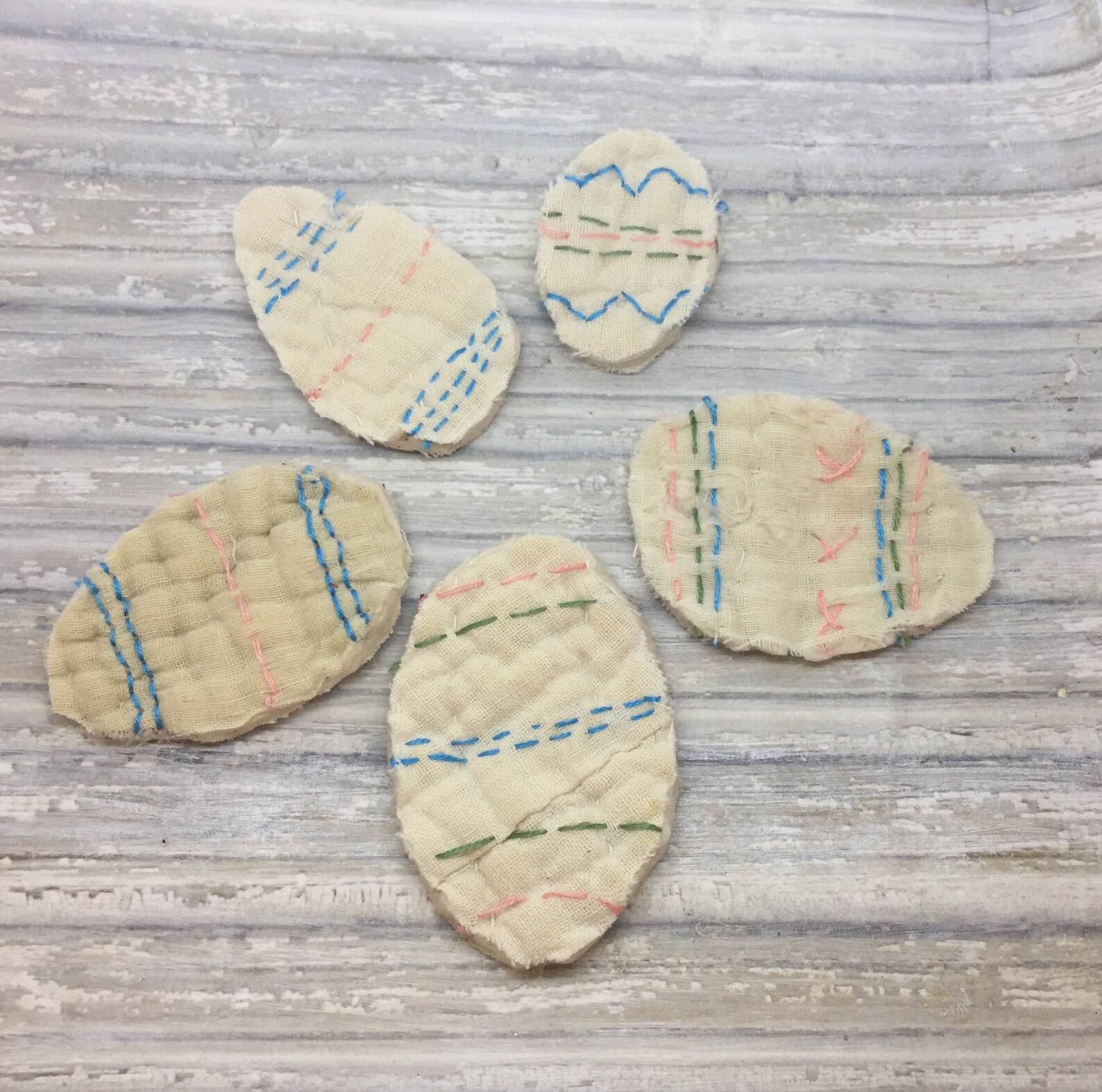 Primitive Quilt Easter Eggs, Primitive Bowl Fillers, Recycled Quilt ...