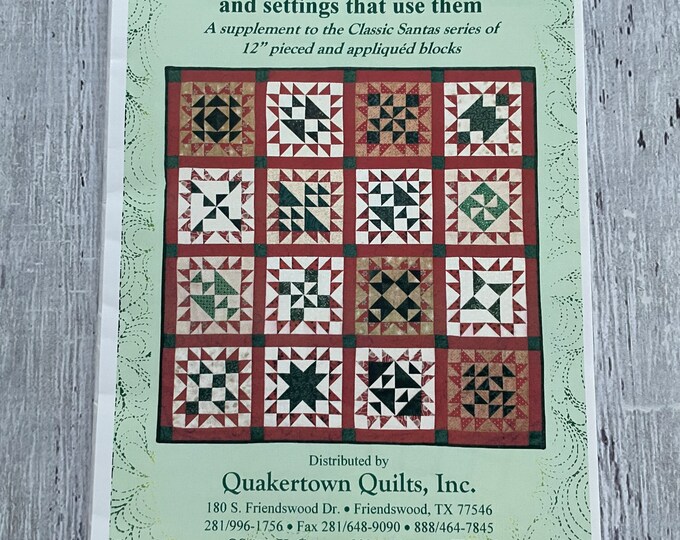 Susan H Garman Quilt PATTERN, the Kinship Series Sixteen Six Inch ...
