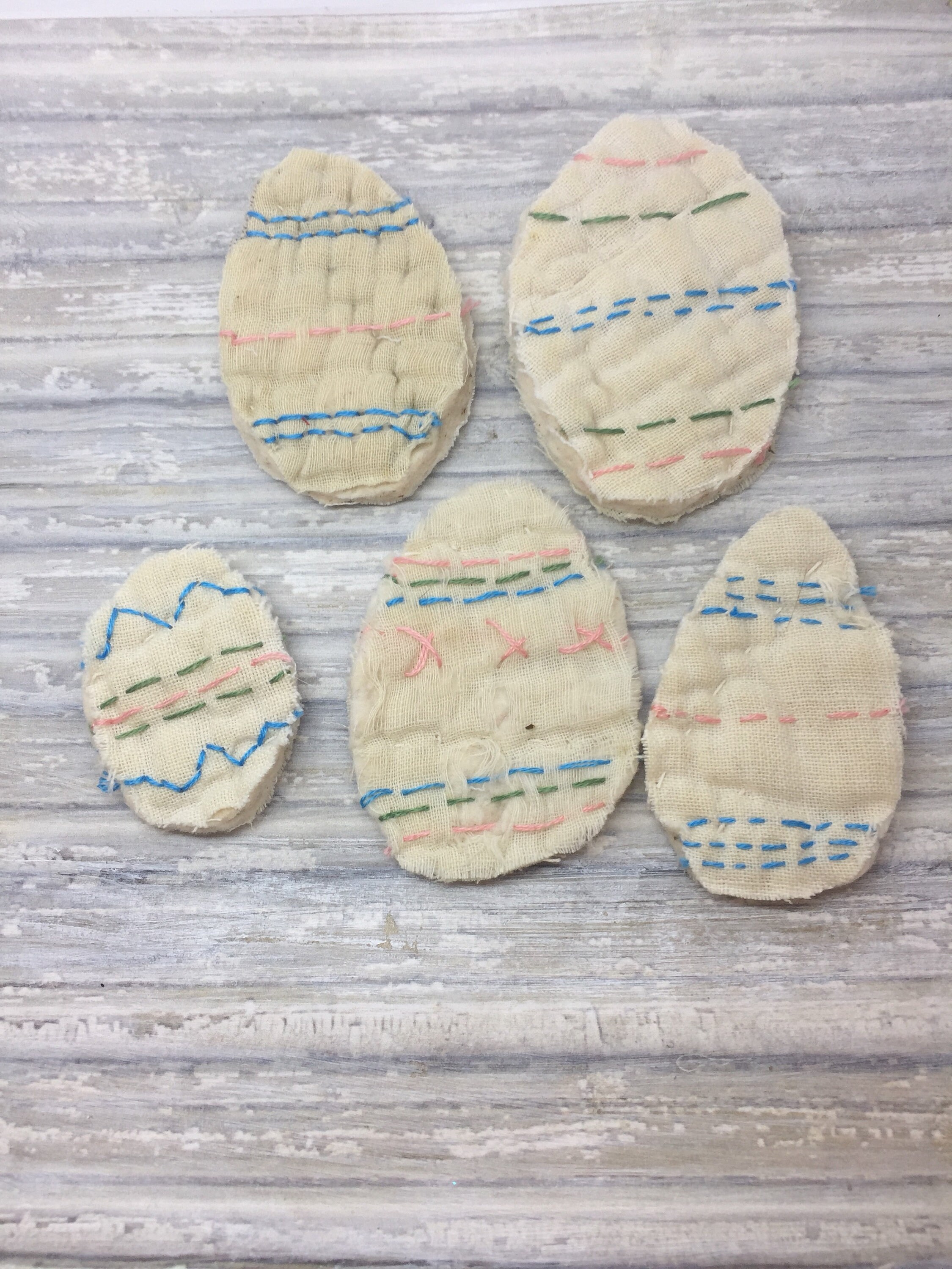 Primitive Quilt Easter Eggs, Primitive Bowl Fillers, Recycled Quilt ...