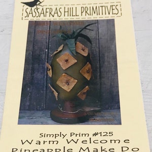 Primitive Pineapple - Etsy