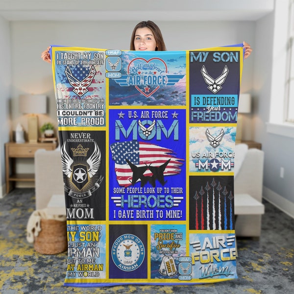 Air Force Blanket - Etsy