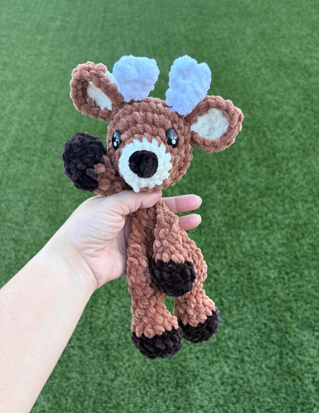 Crochet Buck Plushie, Derpy the Buck, Cuddle Toy - Etsy