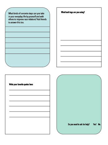 Justice & Racism Conversation Cards - Journal Prompt on Race - Teaching ...