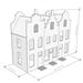 Gingerbread House Template - Dutch Row Houses - Etsy