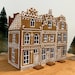 Gingerbread House Template - Dutch Row Houses - Etsy