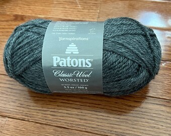 Patons Wool Yarn: 16 Colors Patons Classic Wool Worsted. 210 Yards or 3 ...