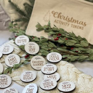 Christmas Activities for Kids - Christmas Activity Tokens - Christmas ...