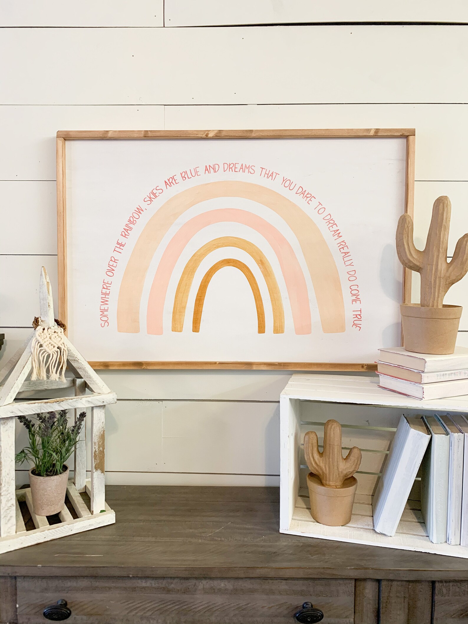 Daydream Believer | Wood Sign | Retro Sign| 18x18 | Boho Decor ...