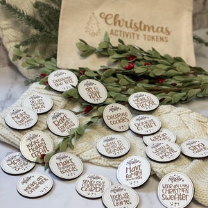 Christmas Activities for Kids - Christmas Activity Tokens - Christmas ...