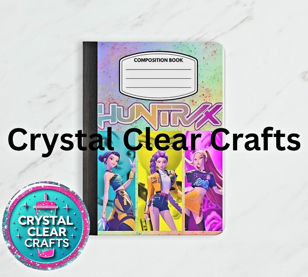 Kpop Demon Hunters Huntrix Composition Notebook Digital Download - Etsy