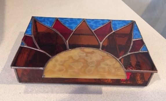 Sun Burst Glass Box - Etsy