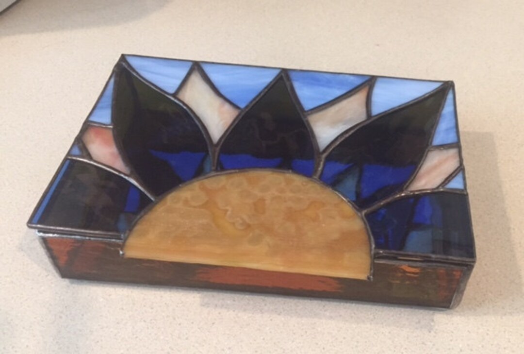 Sun Burst Glass Box - Etsy