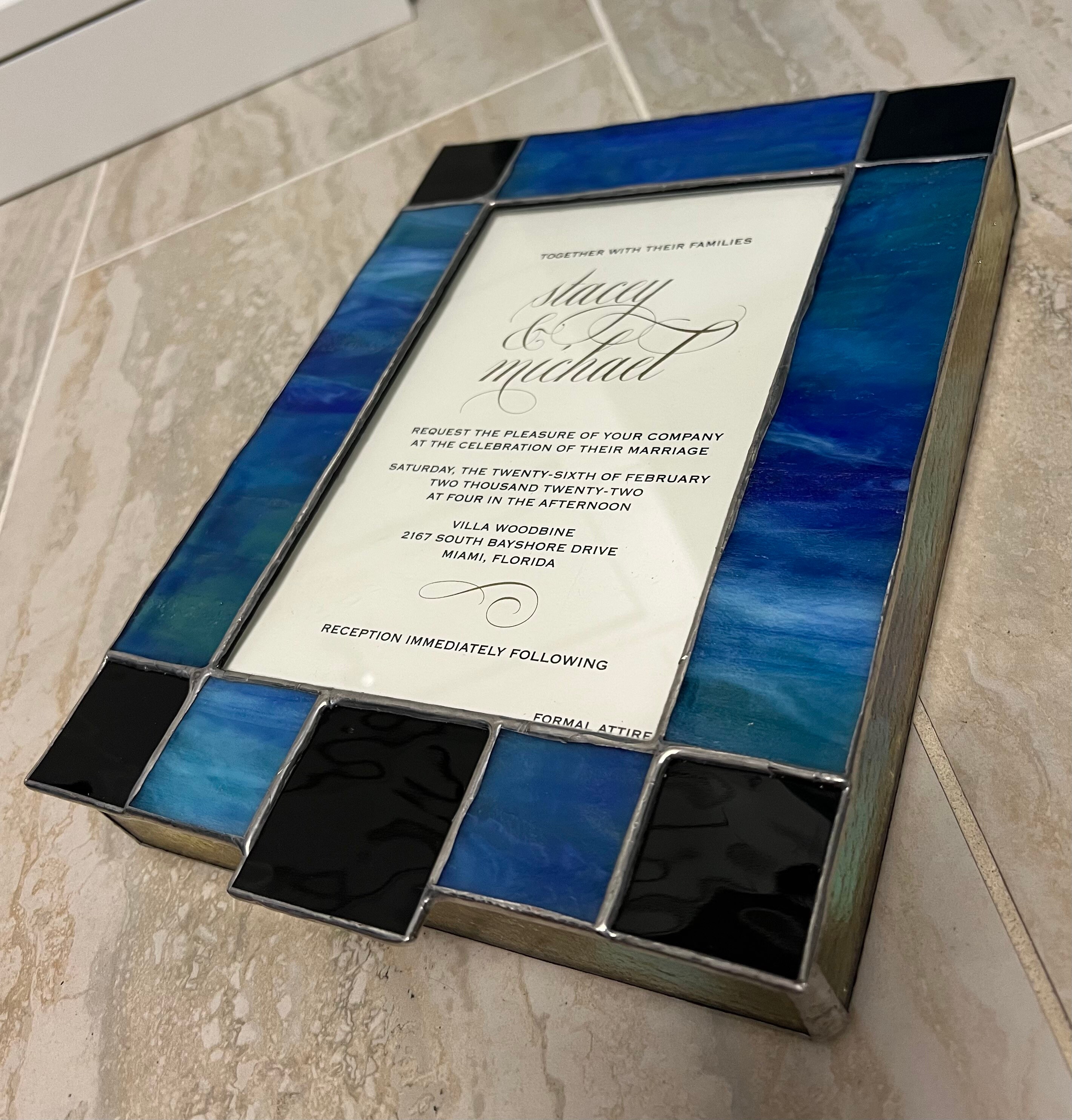 Custom Stained Glass Invitation Boxes - Etsy