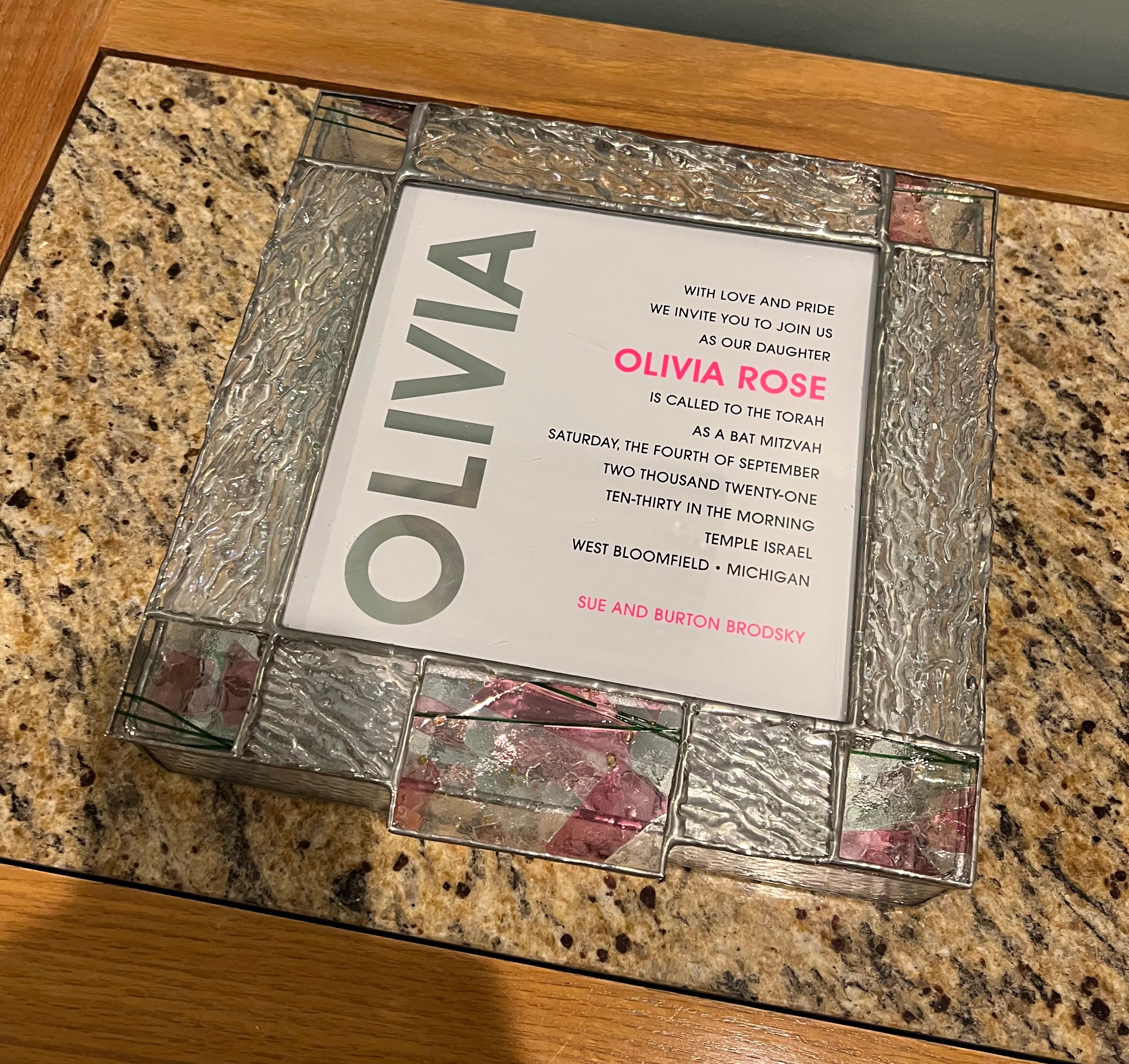 Custom Stained Glass Invitation Boxes - Etsy