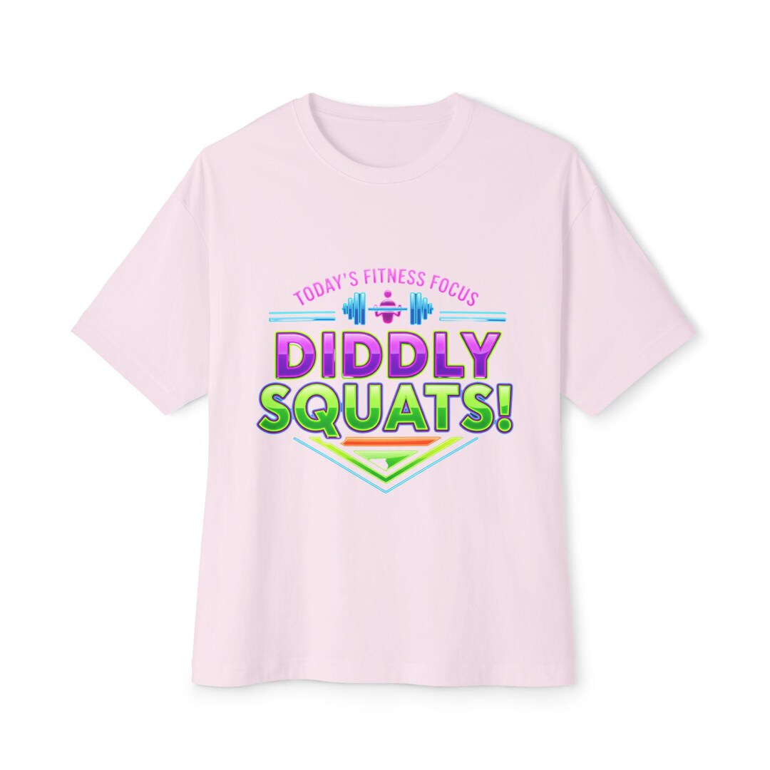 Diddly Squats Tee | Fitness Funny Workout Shirt - Etsy