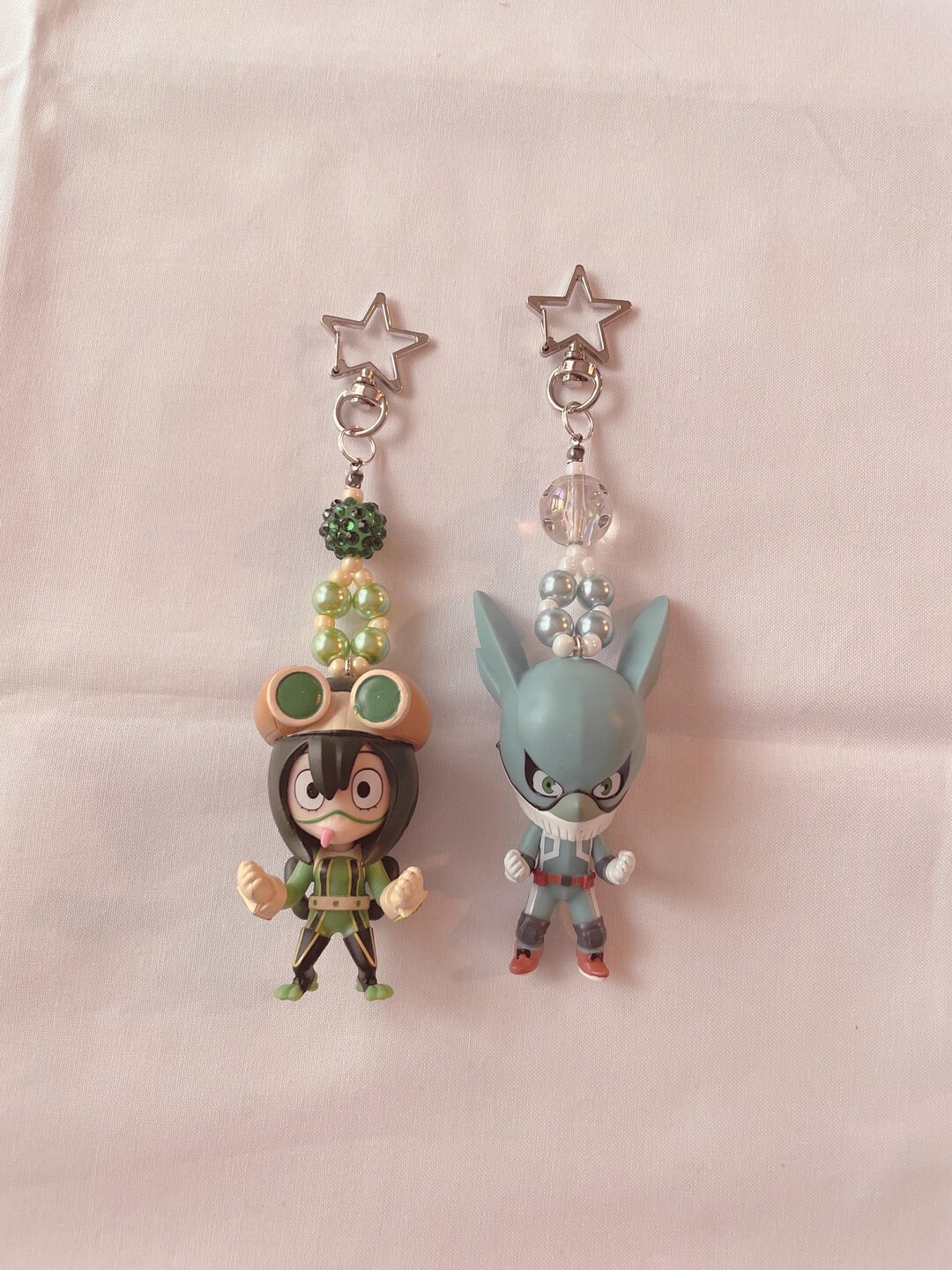 Anime Figure Hero Beaded Keychain Bag Charm Phone Charm Gift - Etsy