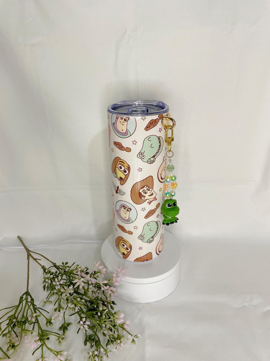 Toy Woody T Rex Doorable 20 Oz Straight Tumbler With Keychain Water ...