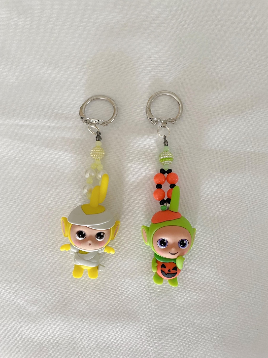 Teletubbies Halloween Beaded Keychain: Handmade Bag Charm Accessory - Etsy