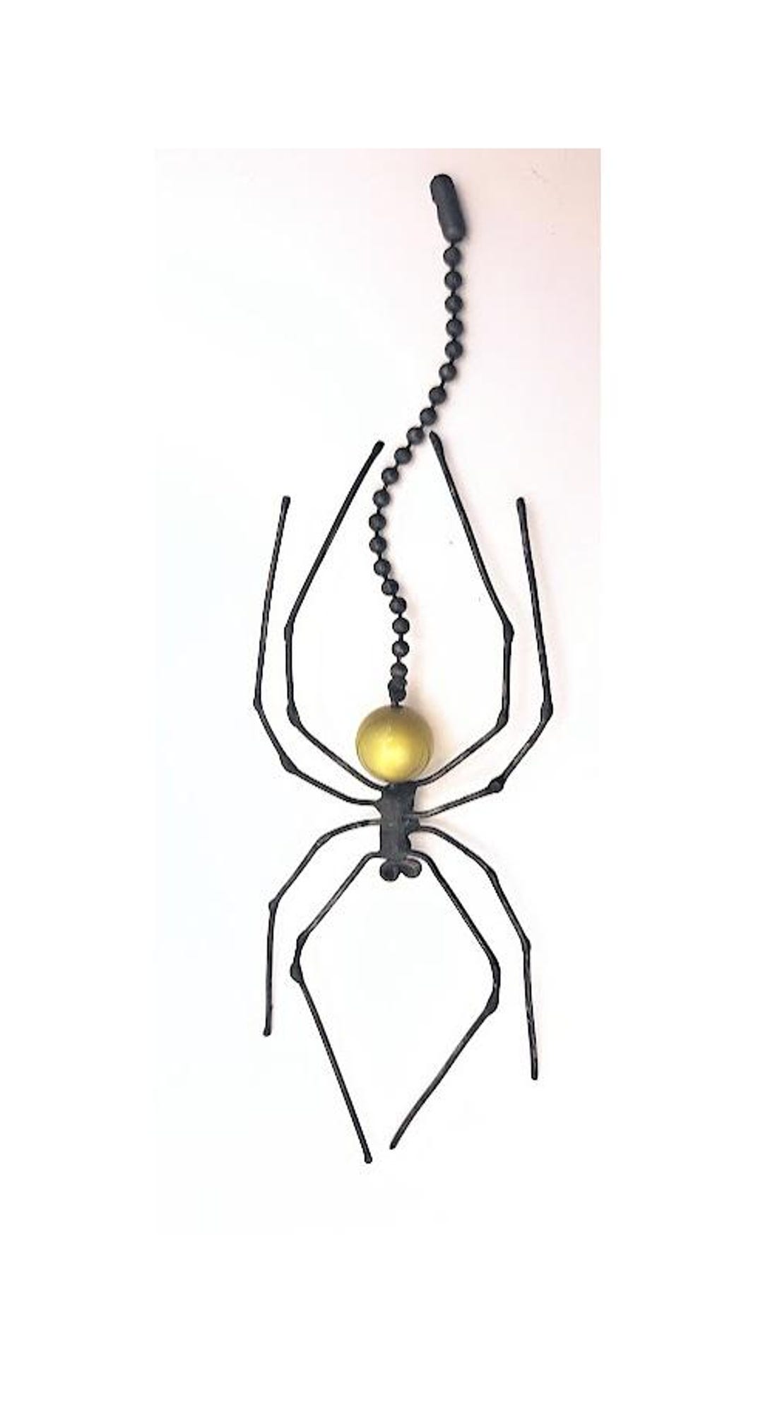 Spider Fan Pull: Vintage Moonstone Bead Body, Lead-free Copper - Etsy