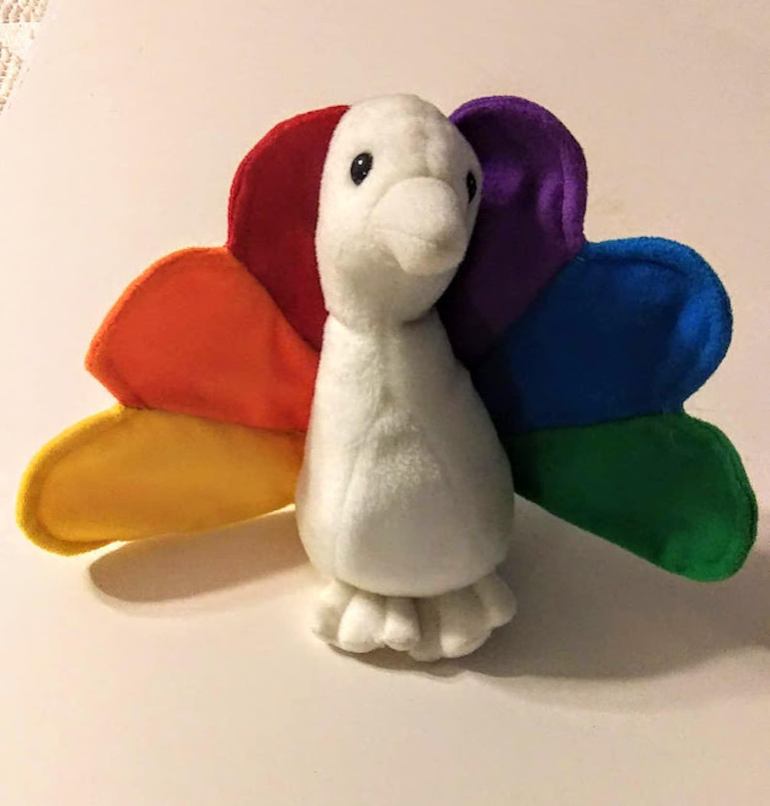 Vintage NBC Peacock Plush Toy Steven Smith FREE SHIPPING - Etsy