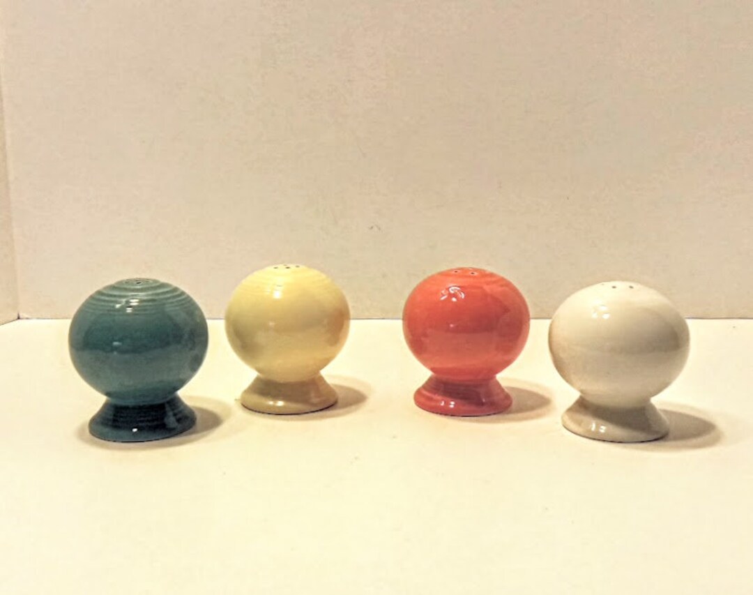 Vintage Fiesta Salt and Pepper Shakers - Choose Your Color- - Etsy