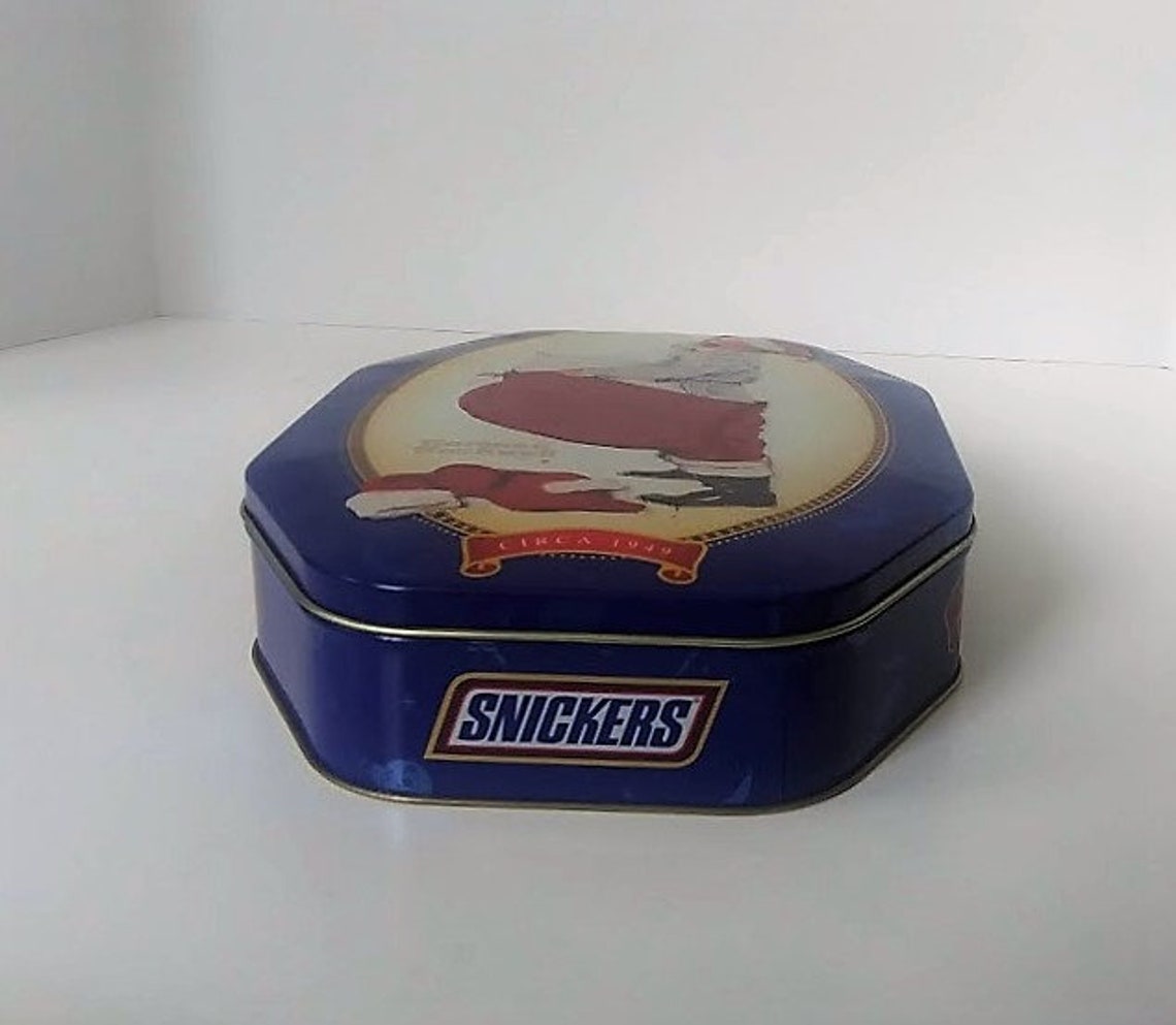Vintage Snickers Candy Limited Edition Tin 1998 FREE SHIPPING | Etsy