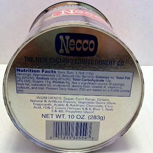 Vintage NECCO Candy Collectors Keepsake Tin 1970s - Etsy