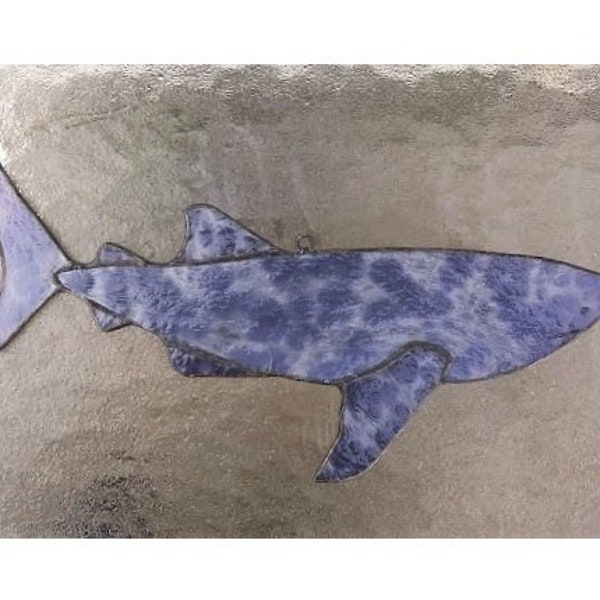 Stained Glass Whale Shark - Etsy