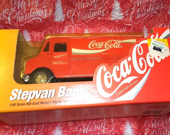 Vintage Ertl Coca-cola Stepvan F400 1:43 Die Cast Metal Bank With Key ...