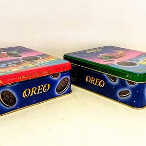 Vintage Oreo Cookie Limited Edition Christmas Tins Set of 2 Versions ...