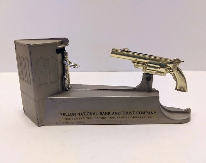 Vintage Wild West Mechanical Bank in Good Working Condition 1950s - Etsy