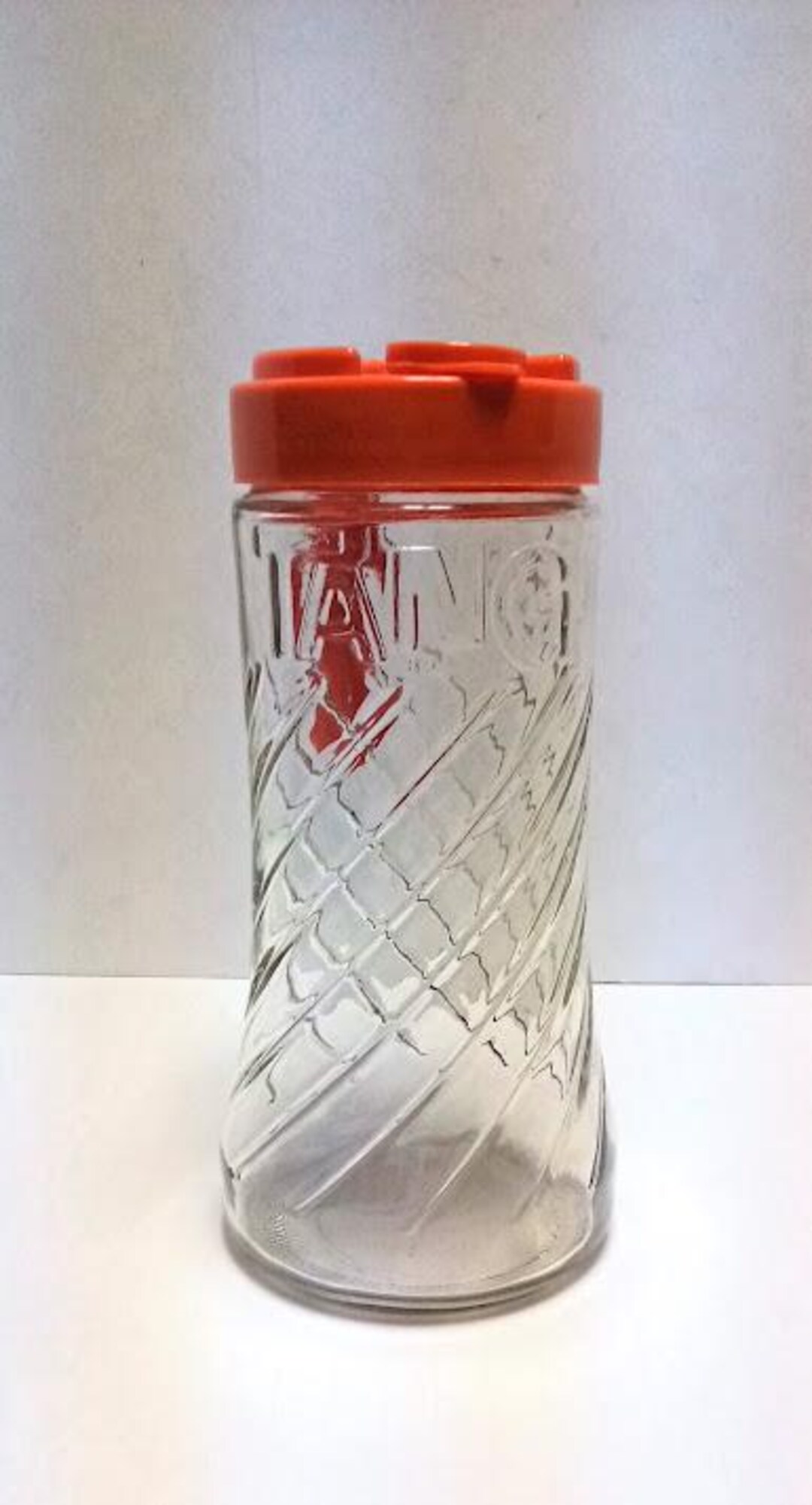 Vintage Tang Brand Glass Juice Pitcher With Orange Screw on Lid and ...