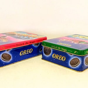 Vintage Oreo Cookie Limited Edition Christmas Tins Set of 2 Versions ...