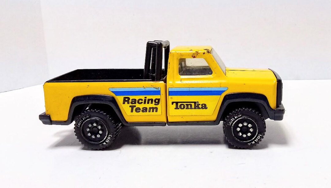 Vintage Tonka Racing Team Die-cast Yellow 7" Pick-up Truck 1970s - - Etsy