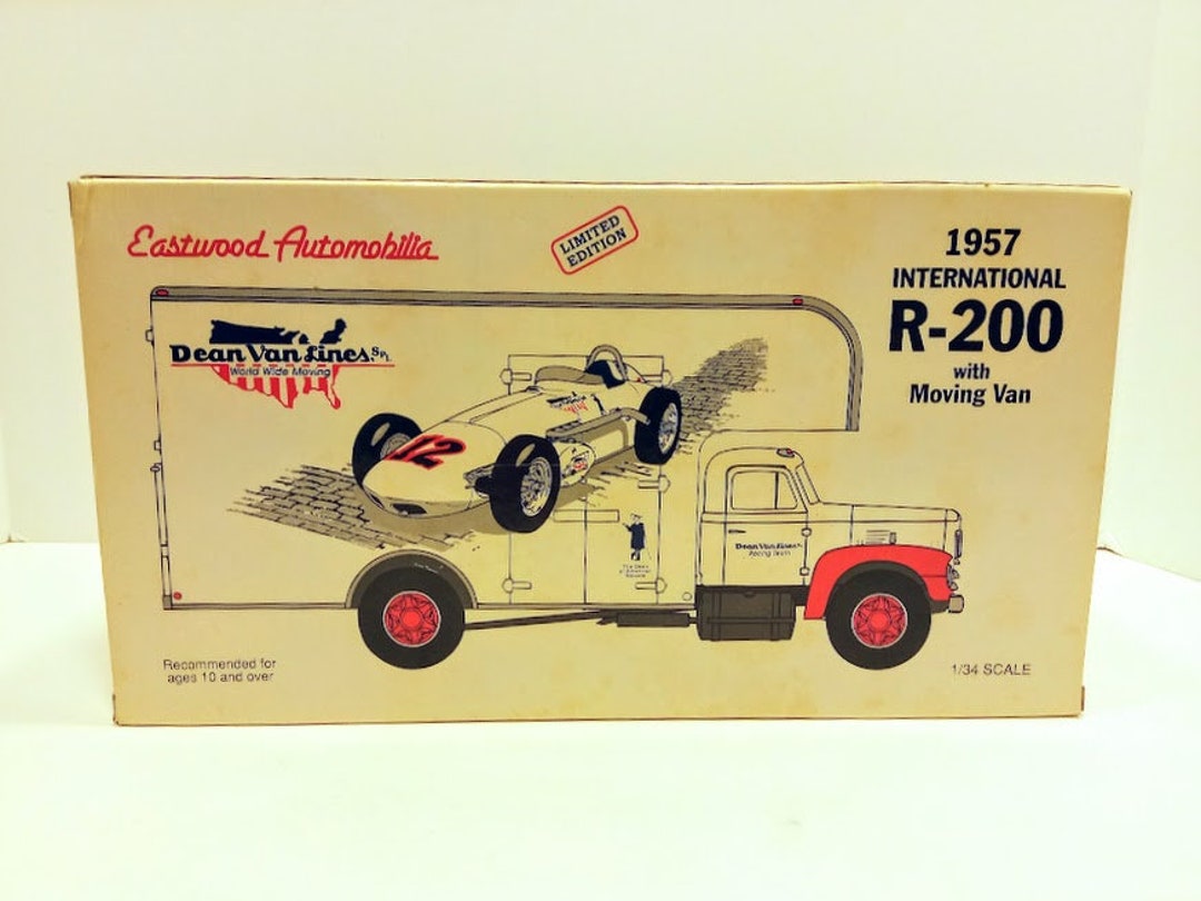 Vintage 1957 International R-200 Moving Van Diecast Model (1:34 Scale ...