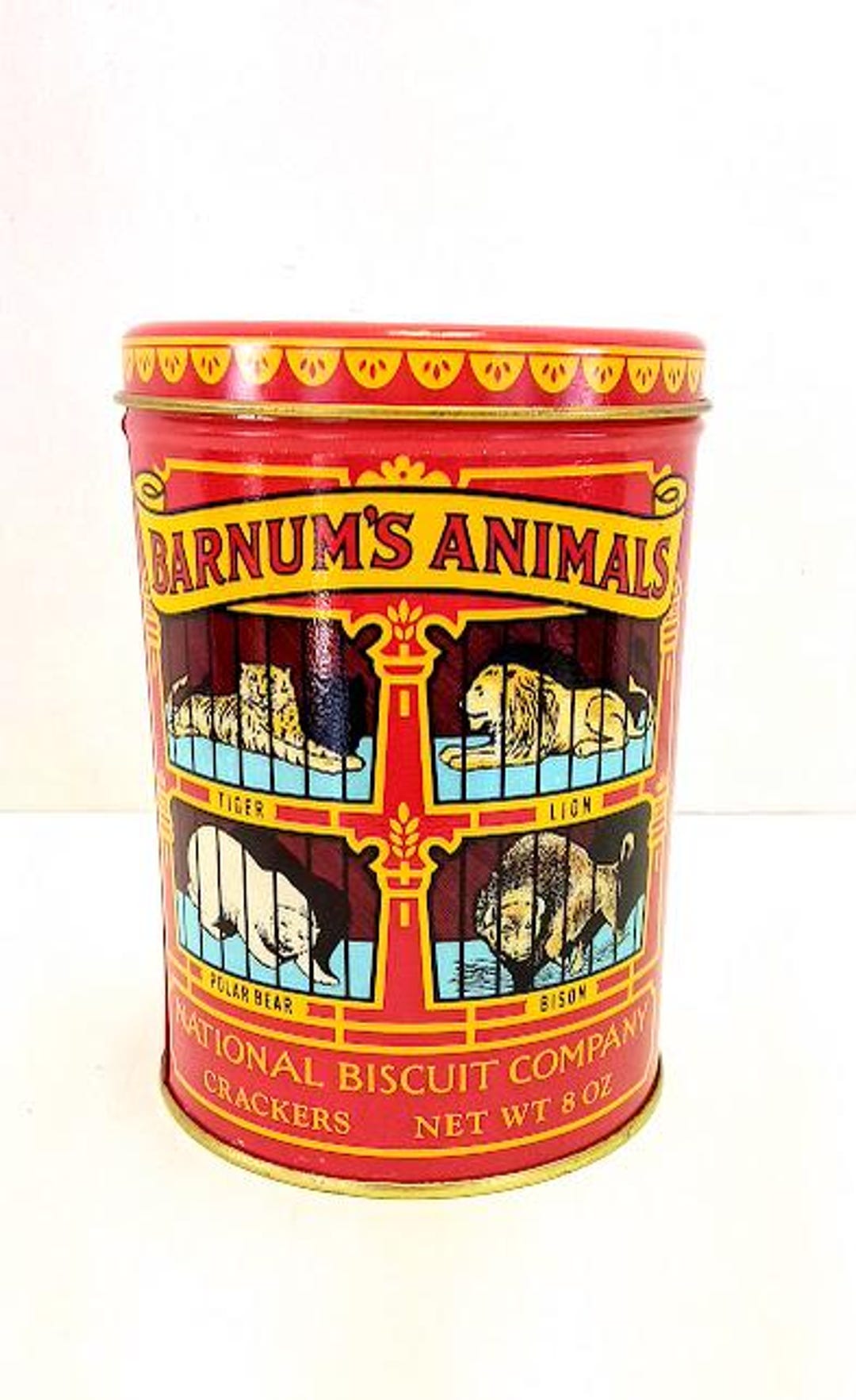 Vintage Nabisco Barnum's Animals Cracker Tin Replica of 1914 Design ...