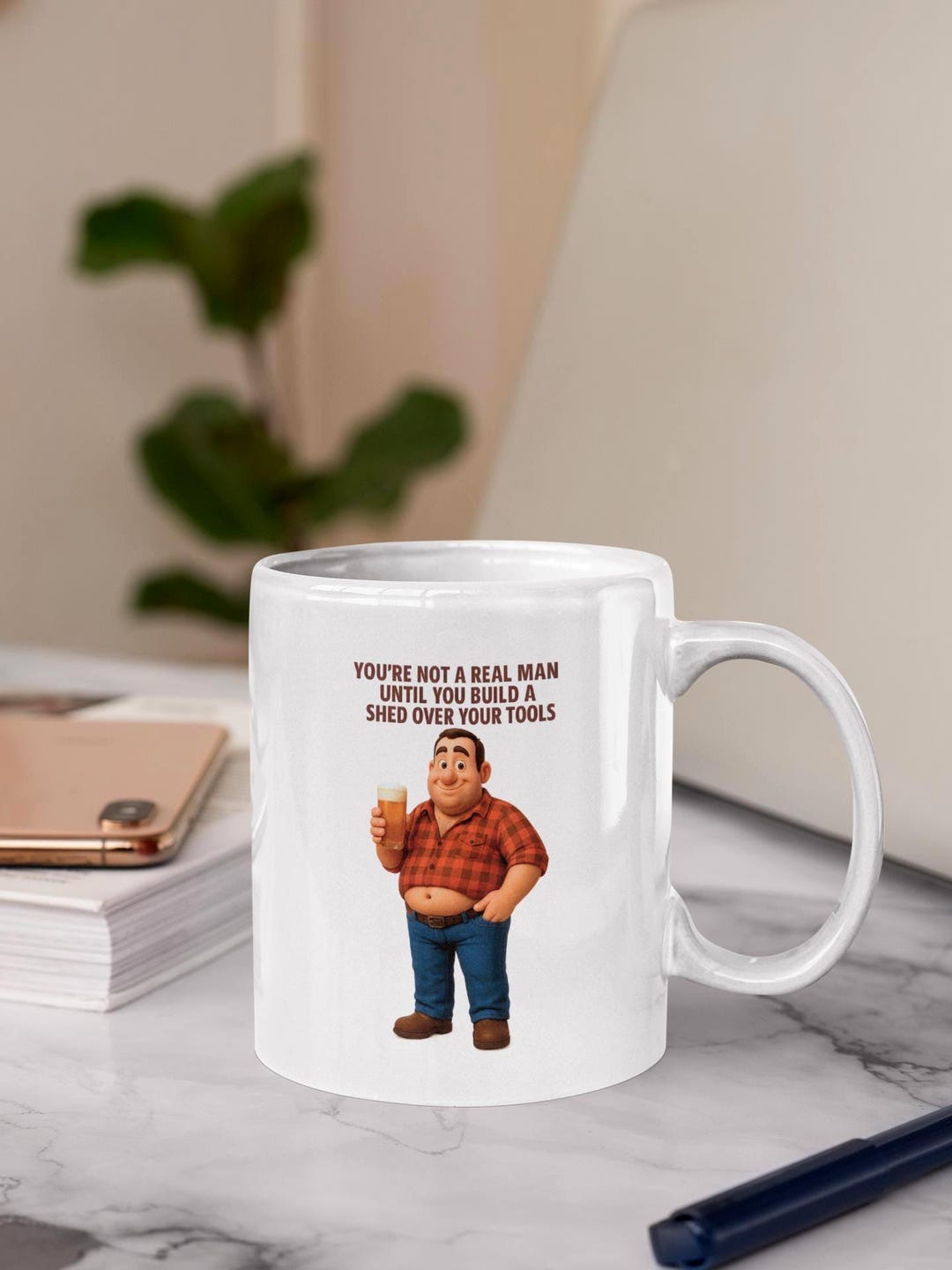 Funny 'build a Shed' Coffee Mug: Gag Gift for Dad - Etsy