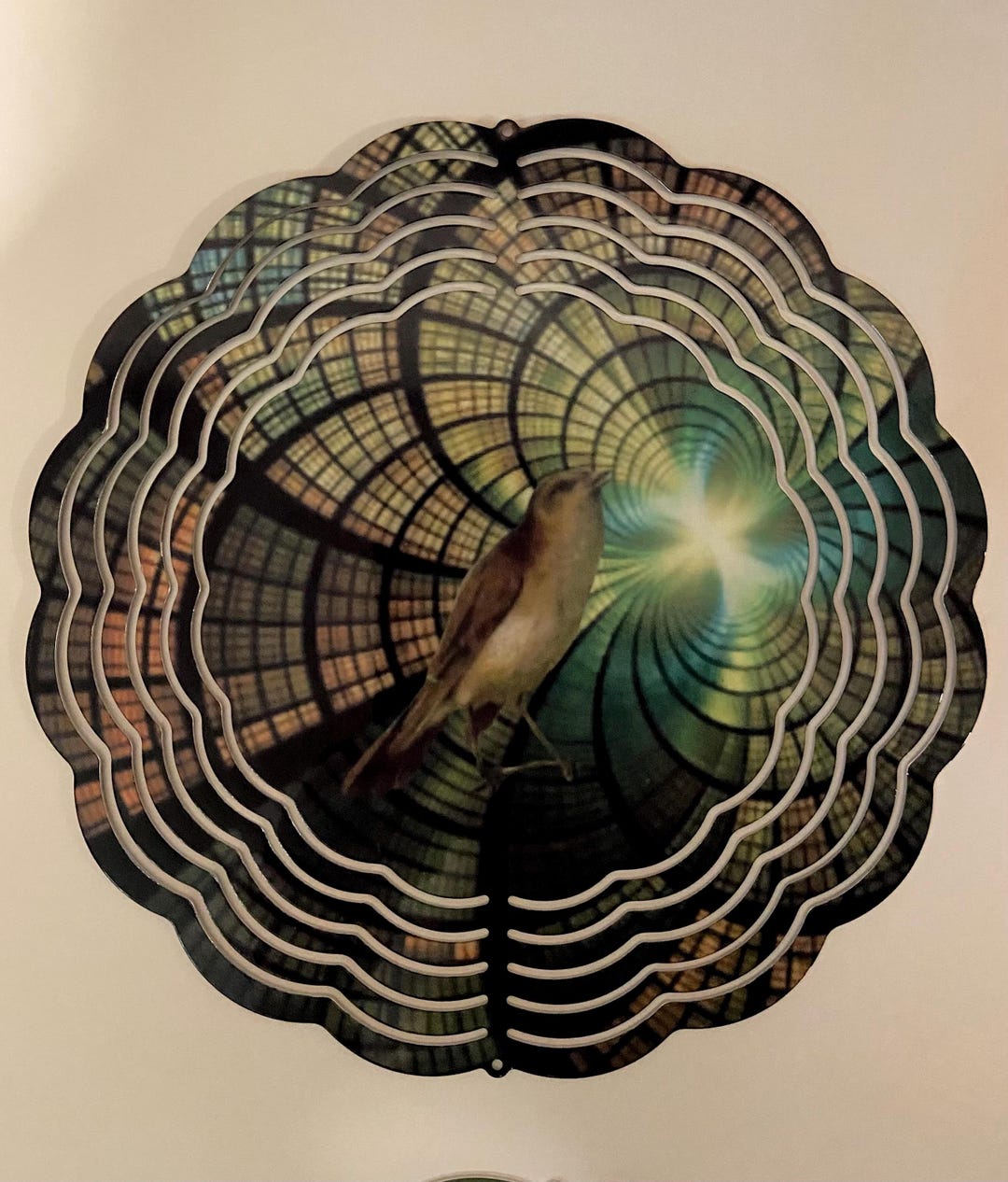 Personalized Wind Spinner: Double-sided Aluminum, Weather Resistant, 8 ...