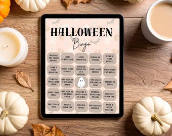 Halloween Bingo Printable | Spooky Season Party Game | Trick-or-treat ...