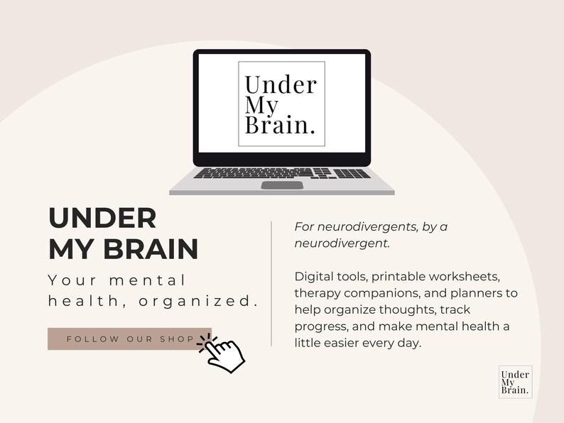 ADHD Digital Planner Printable | Burnout-friendly Time Blocking ...