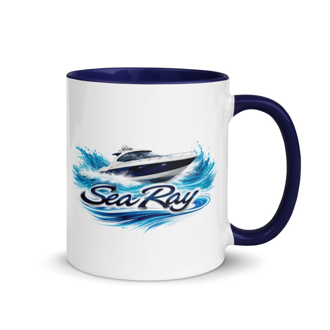 Sea Ray Boat Coffee Mug | Boating Lover Coffee Cup - Etsy