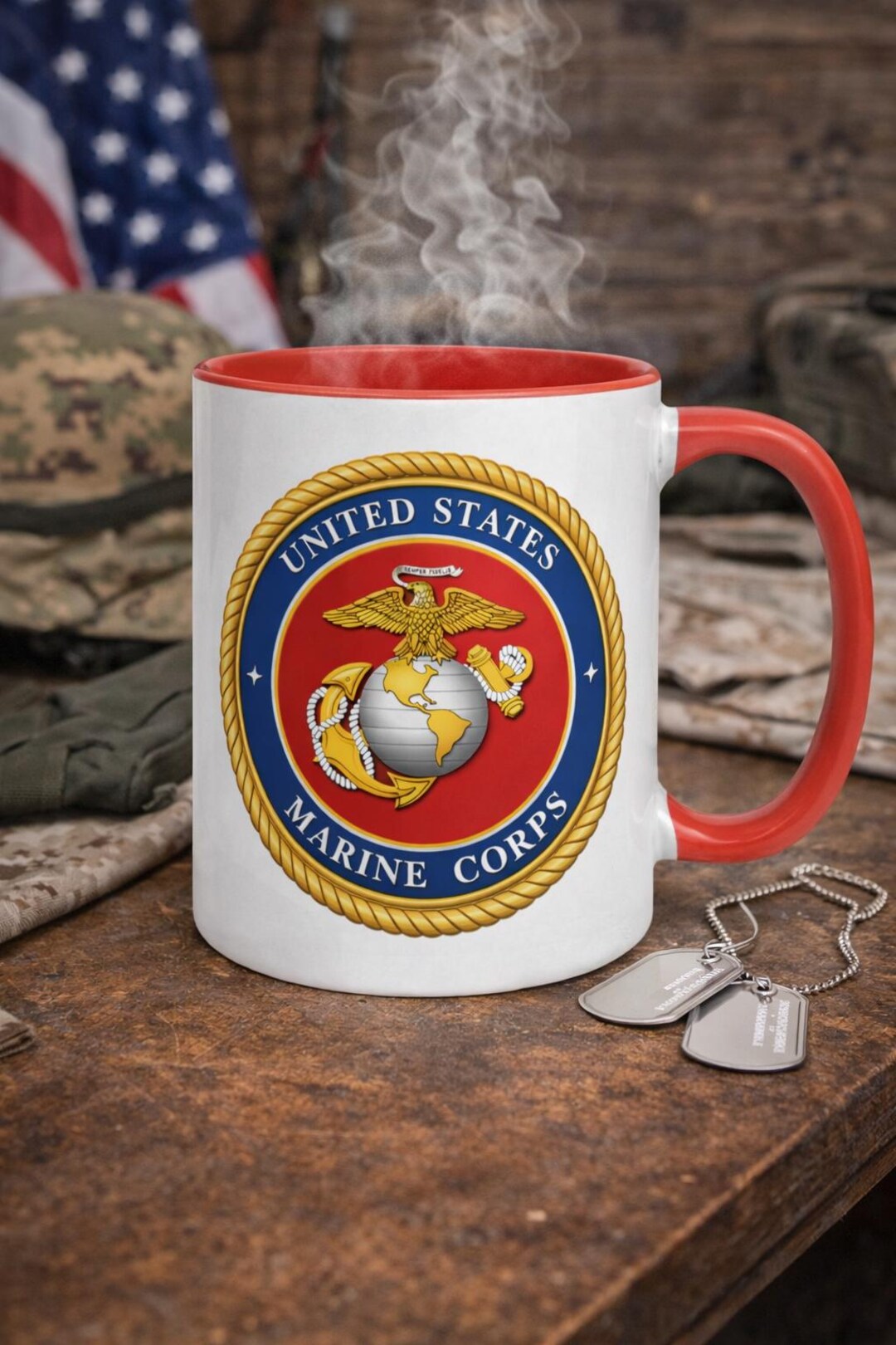 United States Marine Corps Coffee Mug | USMC Eagle Globe & Anchor ...