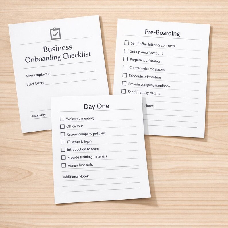 Employee Onboarding Checklist | 50-step HR Compliance, Editable Hiring ...