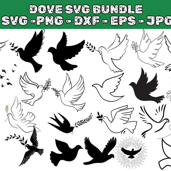 Dove Svg - Etsy
