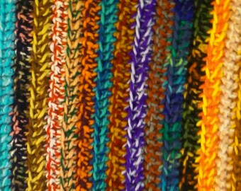 Scrap Yarn Rug - Etsy