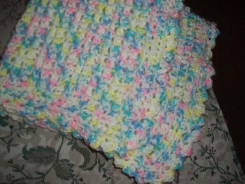 Multi-colored Baby Blanket - Etsy