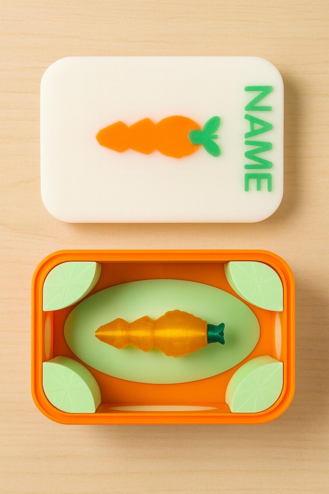 Sensory Carrot – 3D Printed Fidget Toy With Custom Gift Box - Etsy