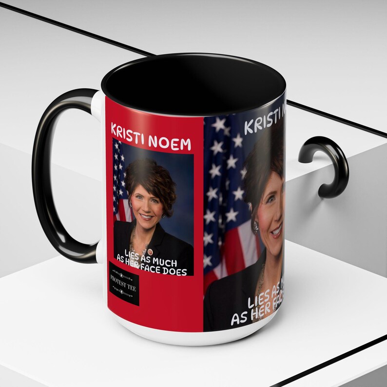 Kristi Noem - Glossy Ceramic Mug by Protest Tee - 15oz - Etsy